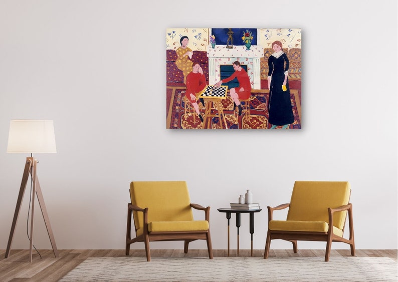 Henri Matisse the Painters Family, Matisse Exhibition Canvas Wall Art ...