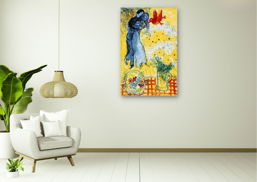 Marc Chagall Wall Art Poster, Exhibition Poster Canvas, Marc Chagall ...