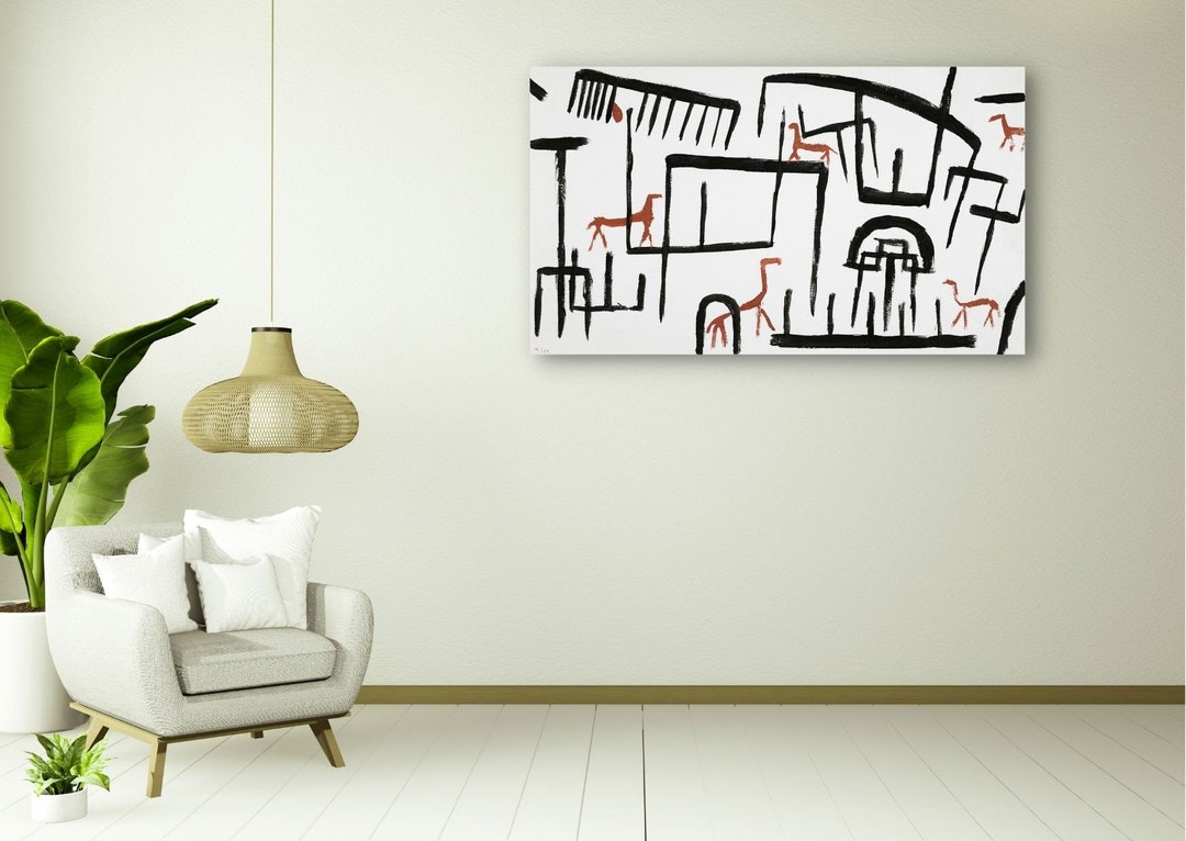 Animals in an Enclosure Paul Klee, Paul Klee Wall Art Canvas Poster ...