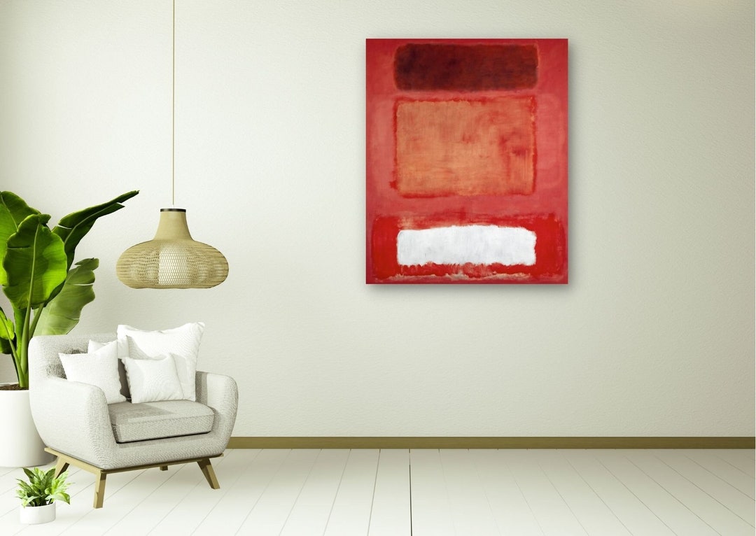 Mark Rothko, No. 16 Red, White and Brown, Mark Rothko Poster, Mark ...