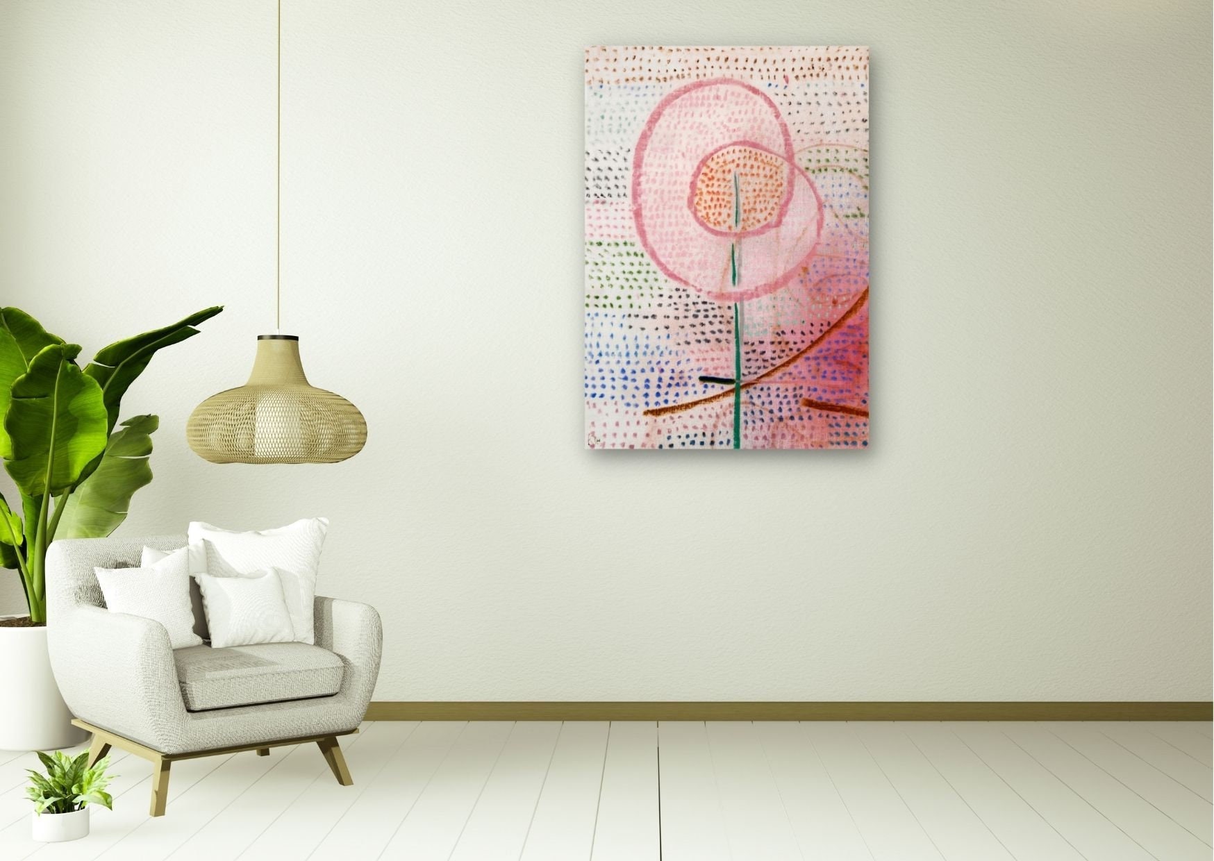 Paul Klee Boy in Fancy Dress Wall Art Canvas, Paul Klee Poster ...