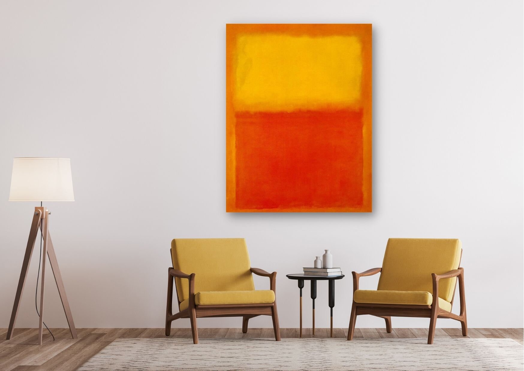 Mark Rothko, Orange and Yellow, Mark Rothko Canvas, Abstract Canvas ...