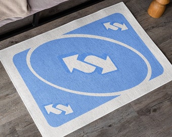 Uno Reverse Handmade Rug - Etsy