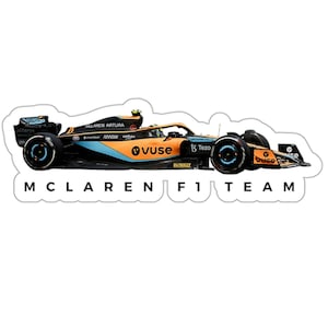 Mclaren F1 Team Sticker, Formula 1 Stickers for Fans of Lando Norris ...