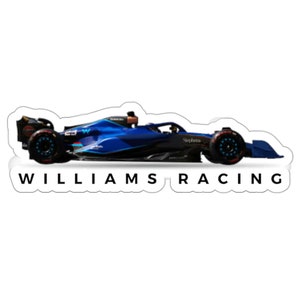 Williams Racing F1 Sticker Formula 1 Stickers for Fans of - Etsy