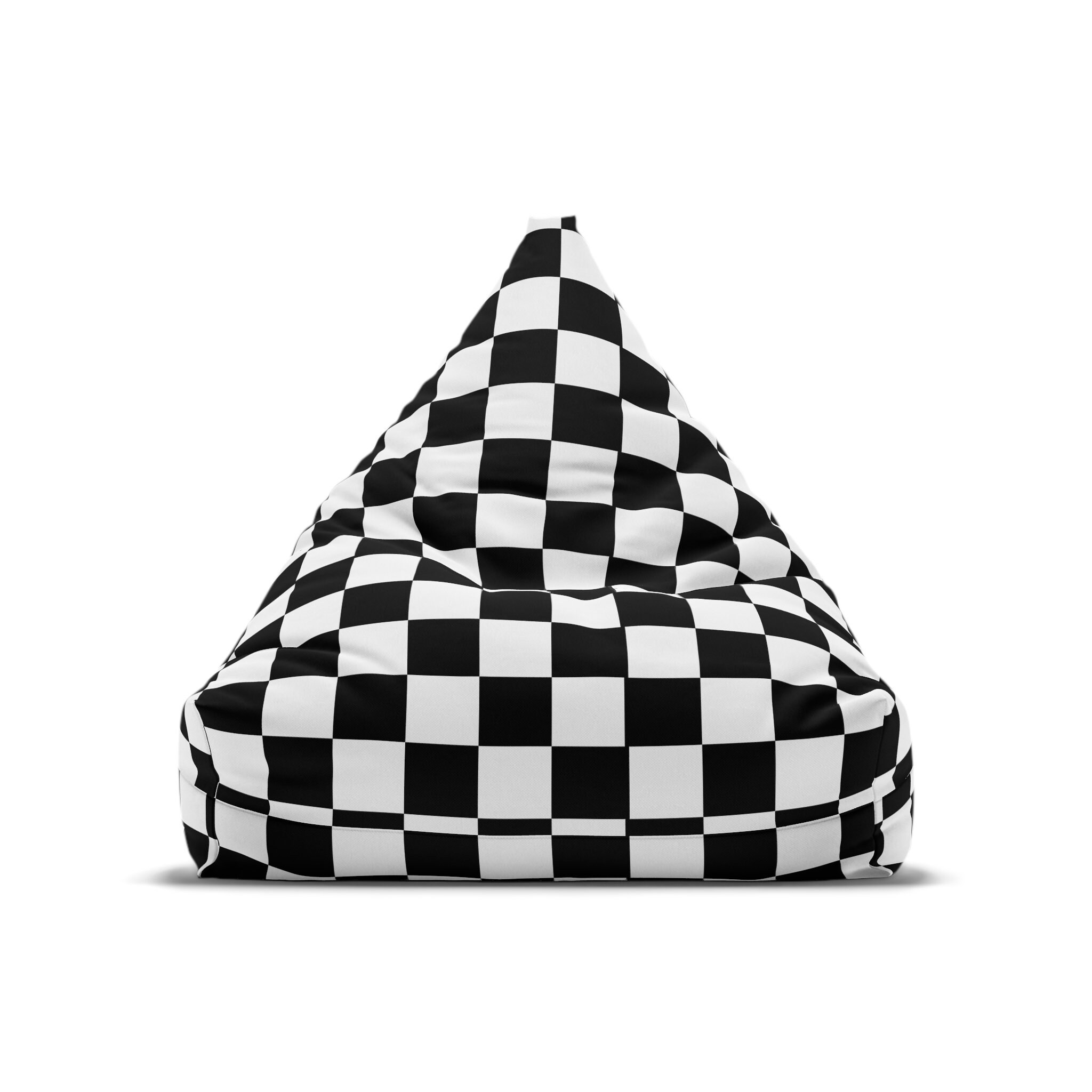 Checkered Bean Bag Cover Customization for Bean Bag Chair - Etsy