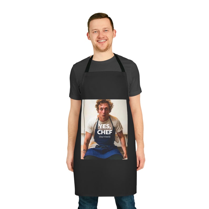 Yes, Chef Apron the Bear Apron 100% Cotton Unisex Fit Jeremy Allen ...