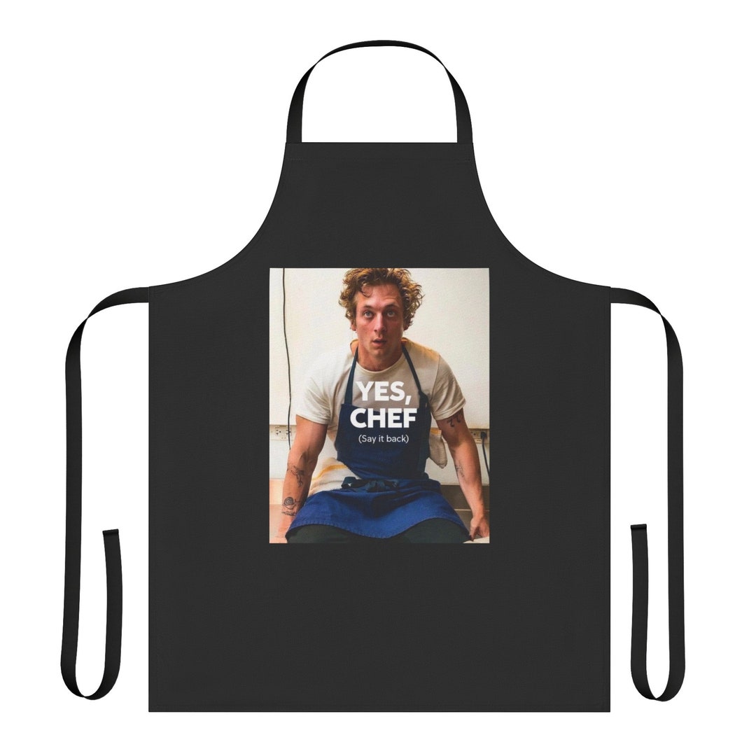 Yes, Chef Apron the Bear Apron 100% Cotton Unisex Fit Jeremy Allen ...