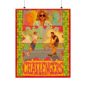 Challengers Movie Posters Matte Vertical Posters Movie Fans Collection ...