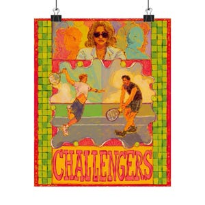 Challengers Movie Posters Matte Vertical Posters Movie Fans Collection ...