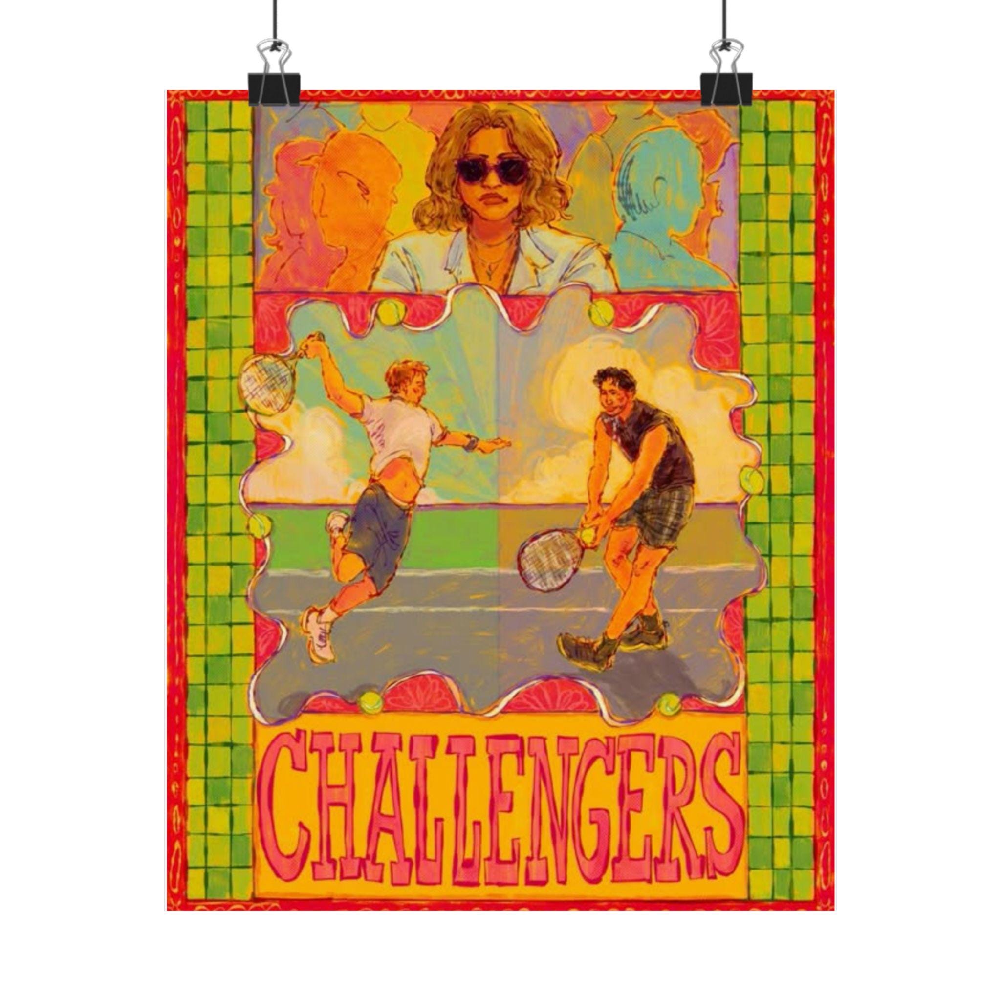 Challengers Movie Posters Matte Vertical Posters Movie Fans Collection ...