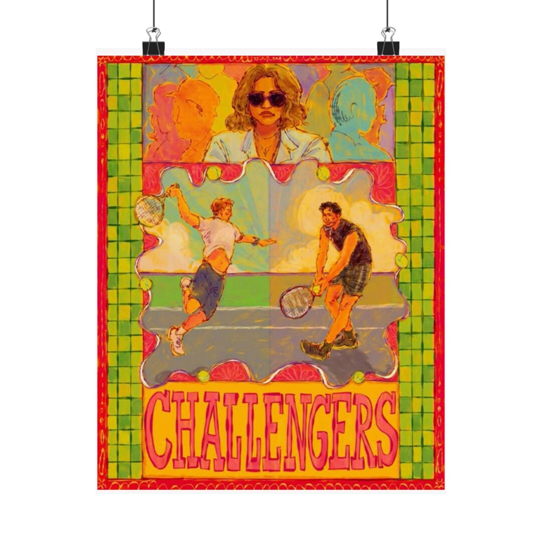 Challengers Movie Posters Matte Vertical Posters Movie Fans Collection ...