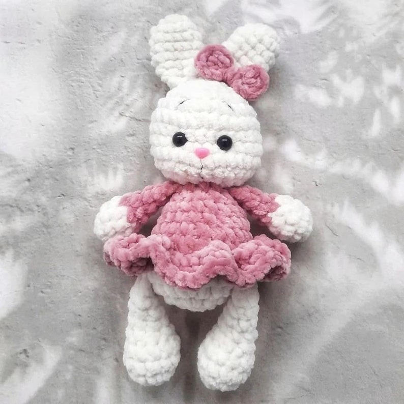 Easy Crochet Bunny Rabbit Pattern, Beginner Friendly, QUICK PATTERN ...