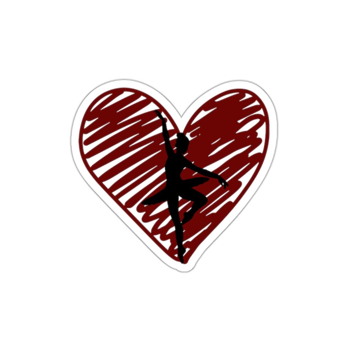 Ballerina Die-cut Stickers for Kids Water Bottle, Notebook - Ballet ...