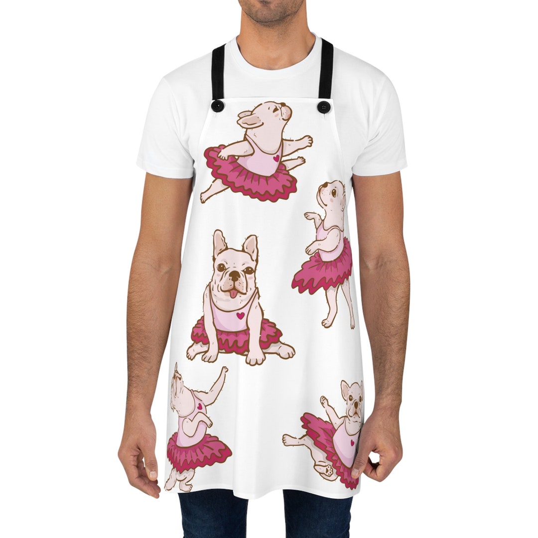 Adult Cute Dog Apron. Perfect Gift for Chefs With Dogs. Bulldog ...