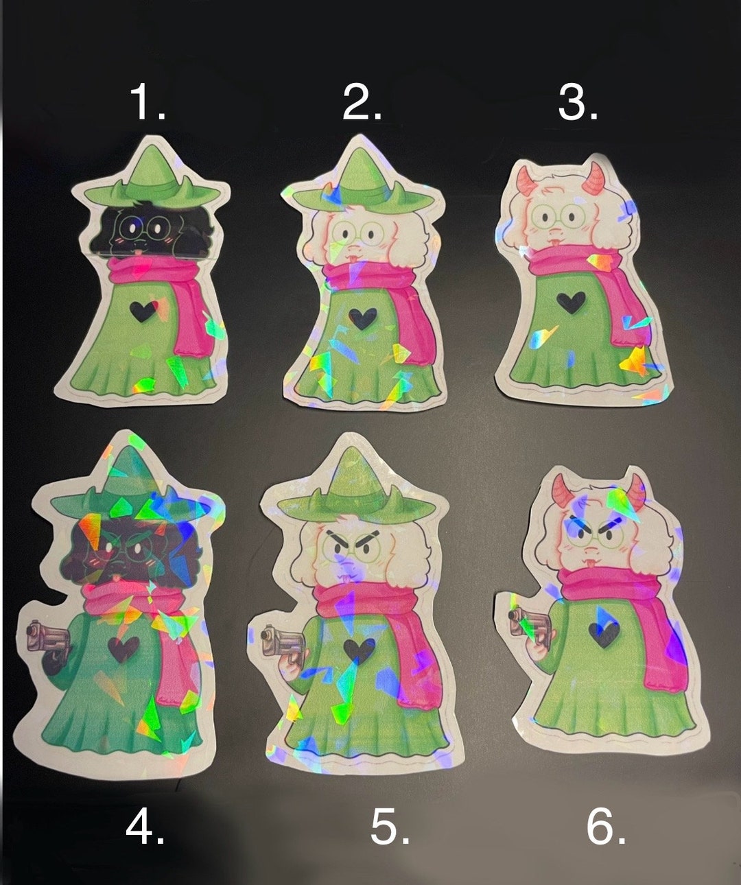 Ralsei Deltarune Holographic Stickers - Etsy