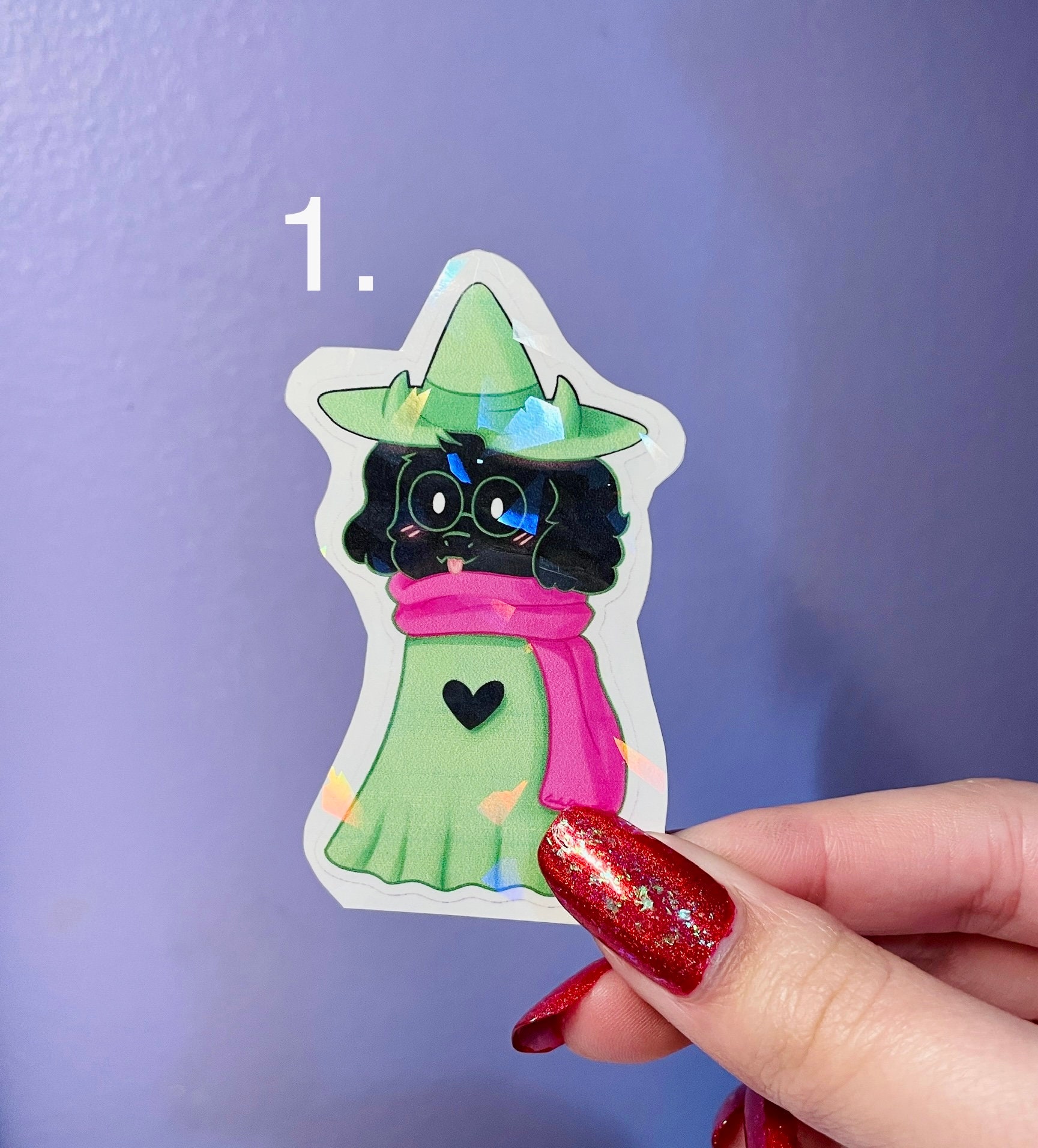 Ralsei Deltarune Holographic Stickers - Etsy