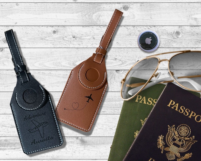 Personalized AirTag Luggage Tag, Wedding/engagement Gift, Personalized ...