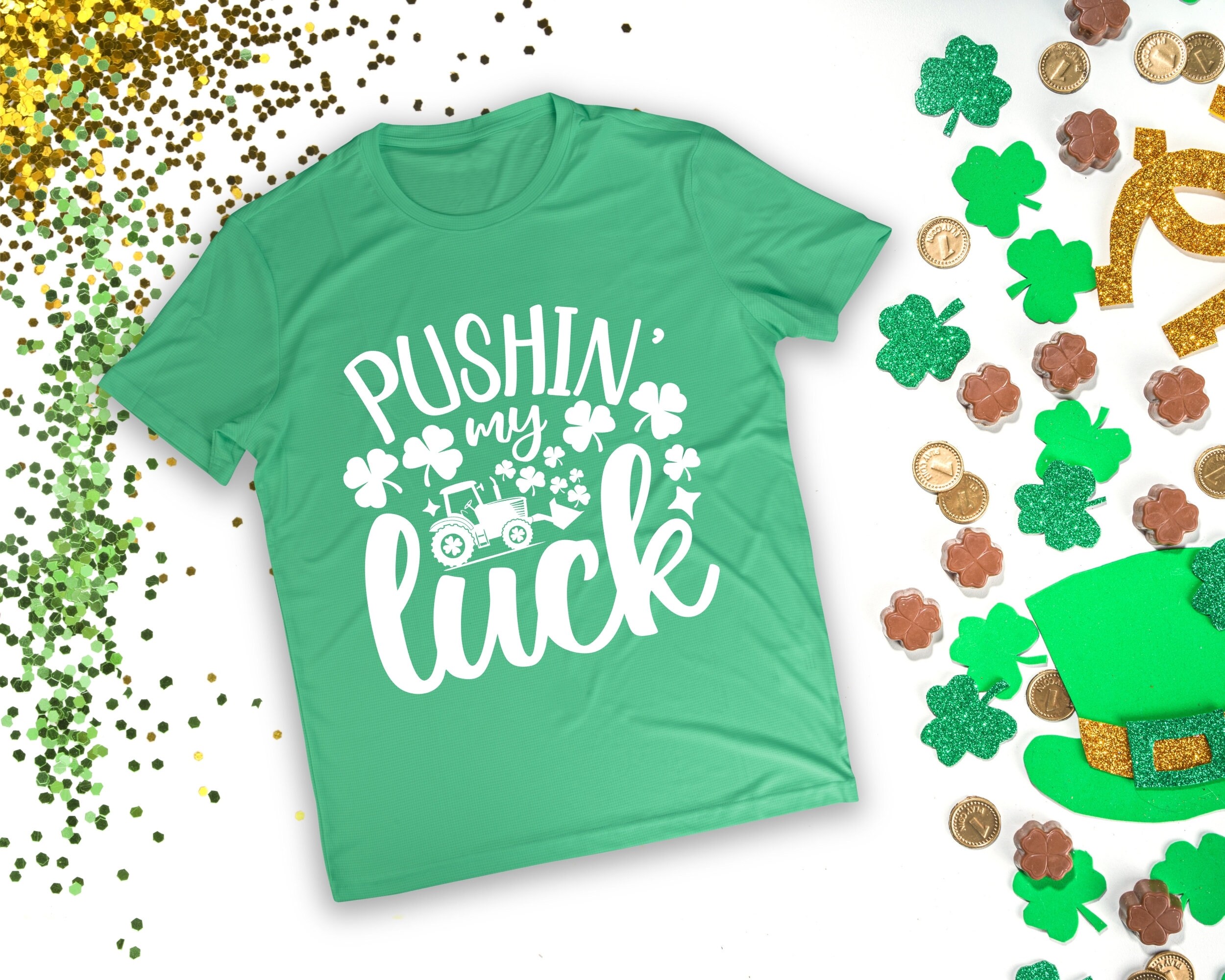 Pushin' My Luck St Patricks Day Shirt for Baby/toddler - Etsy