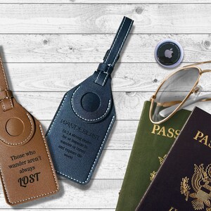 Personalized AirTag Luggage Tag, Wedding/engagement Gift, Personalized ...