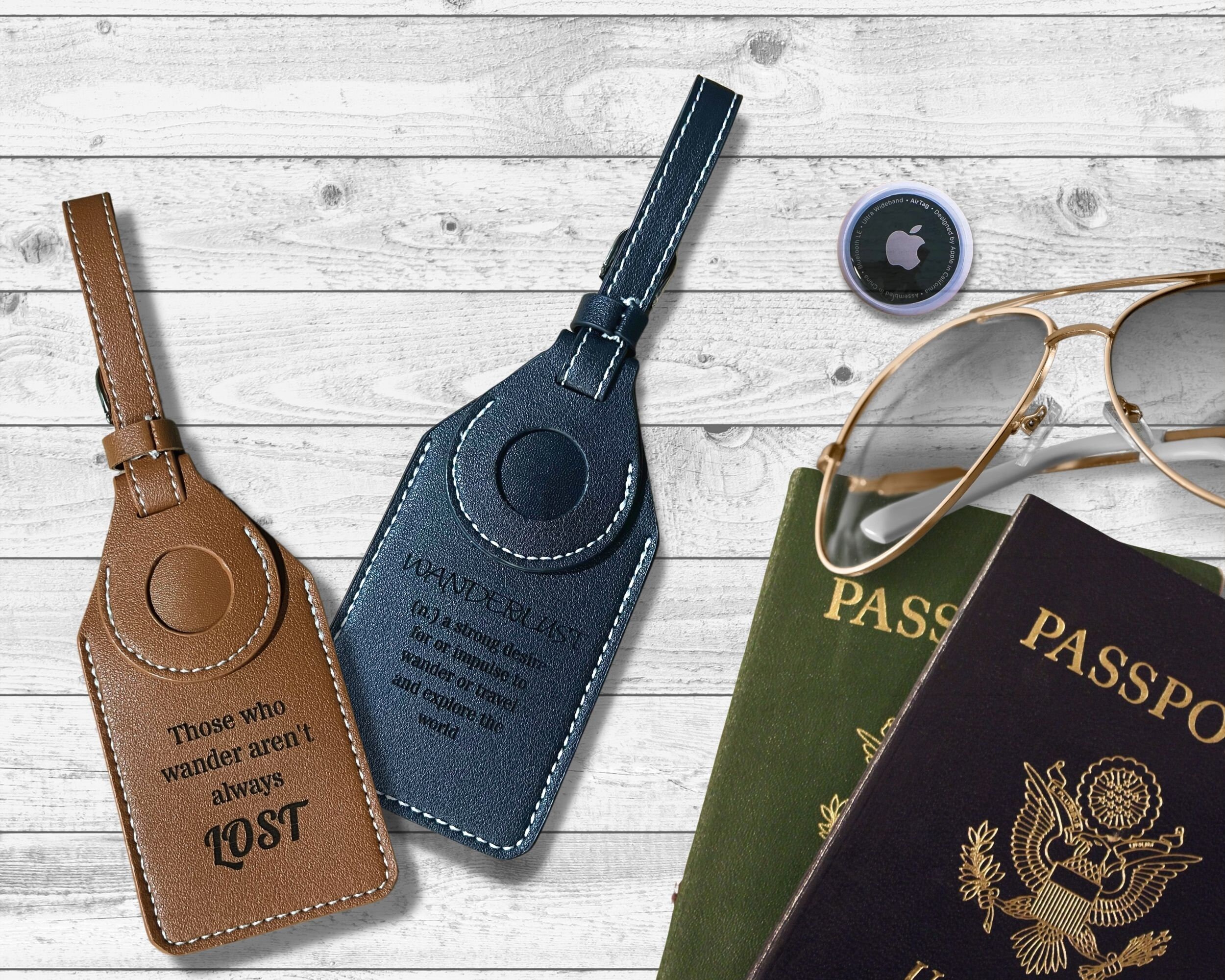 Personalized AirTag Luggage Tag, Wedding/engagement Gift, Personalized ...