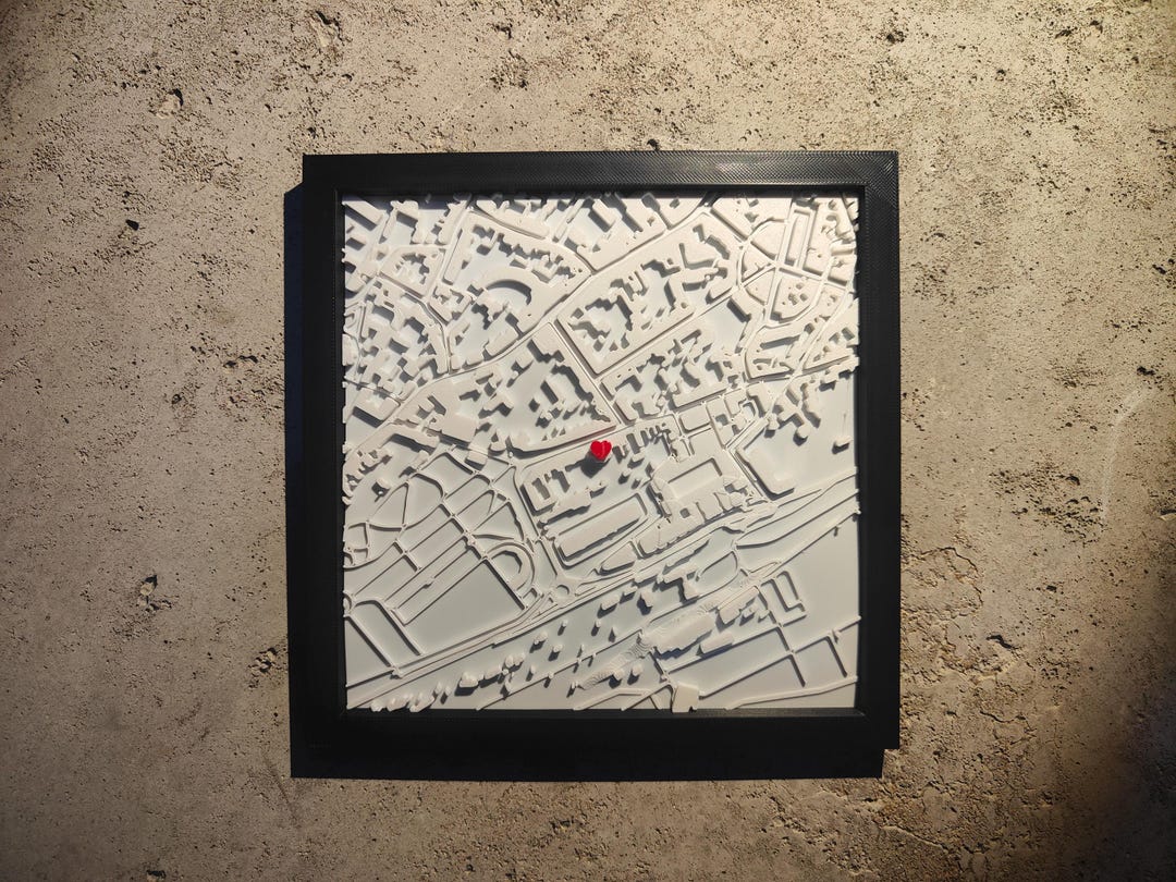 Customizable 3D Plan With Key Location + Frame - Etsy