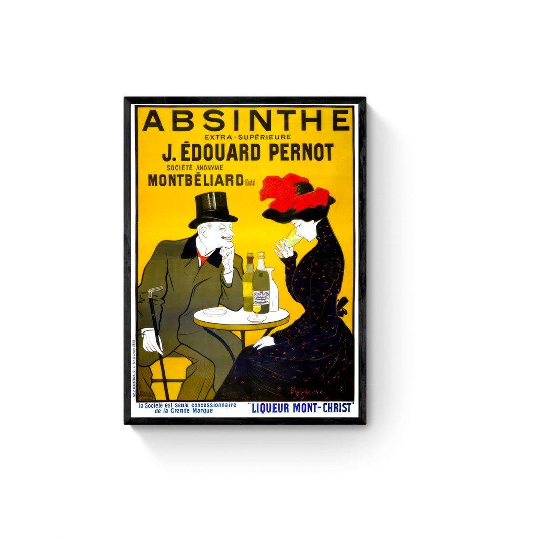 Absinthe, Vintage Poster, Alcohol Ad Poster, DIGITAL DOWNLOAD PRINTABLE ...