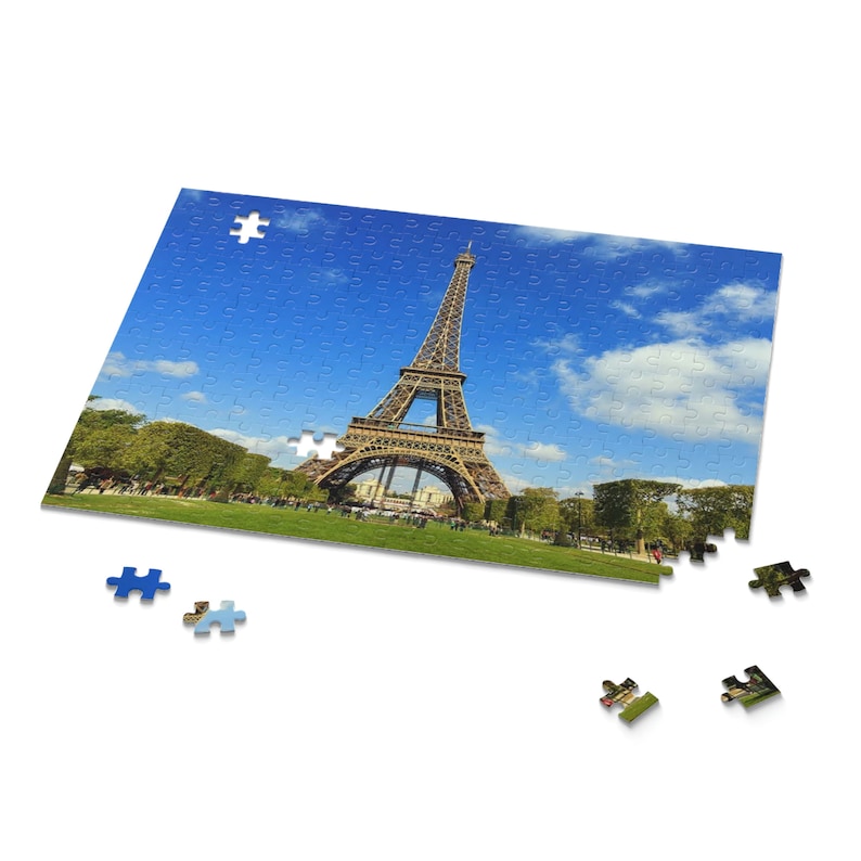 Paris Eiffel-tower Puzzle - Etsy