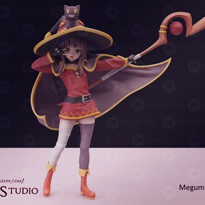 Megumin Resin 3d Print Not Painted - Etsy