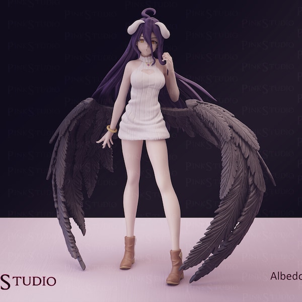 Albedo Overlord Figurine - Etsy