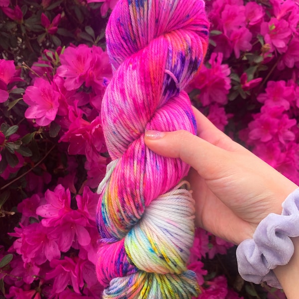 Hot Pink Yarn - Etsy