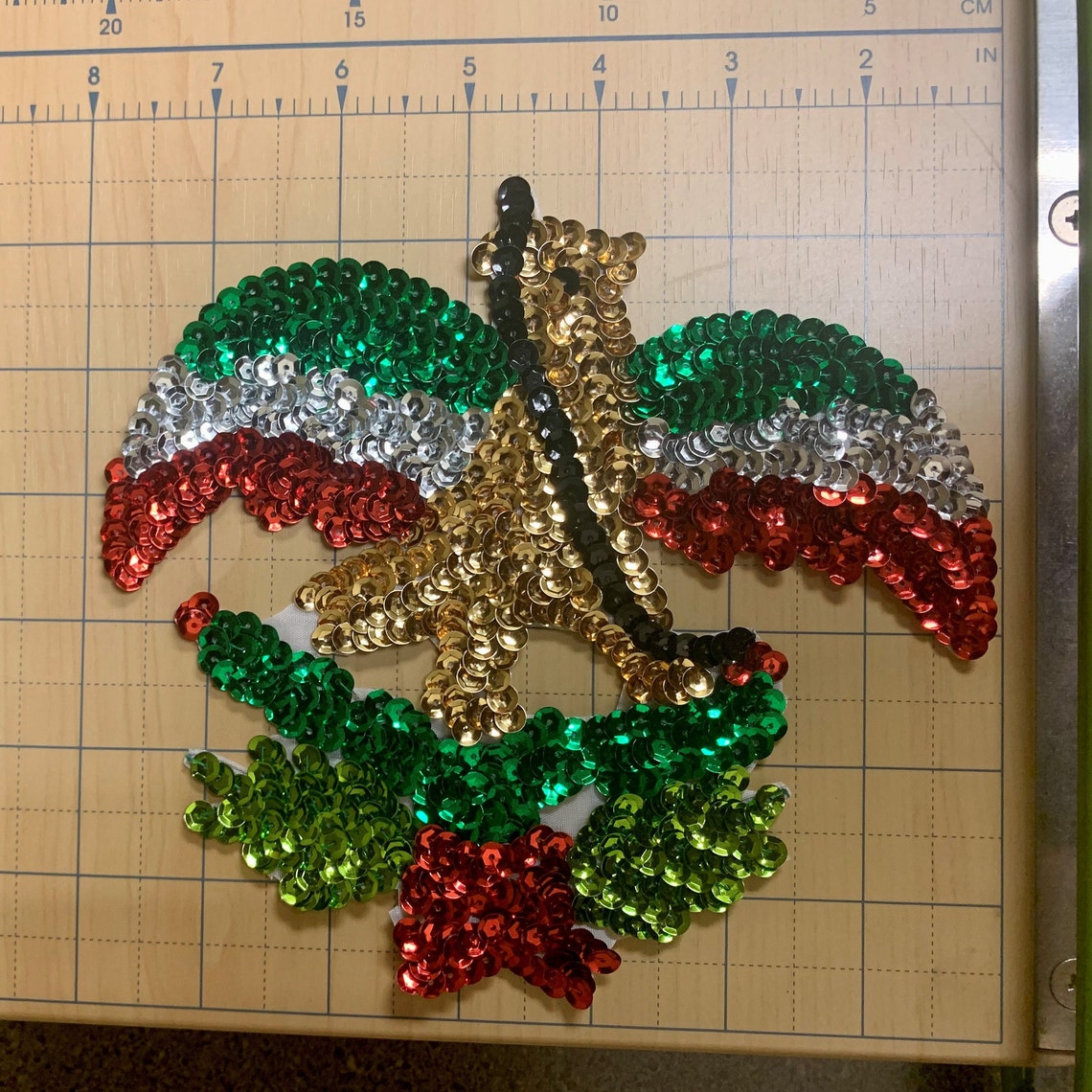Mexican Eagle Sequins Patch Aguila Mexicana - Etsy