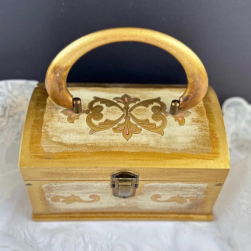 Vintage Box Purse - Etsy