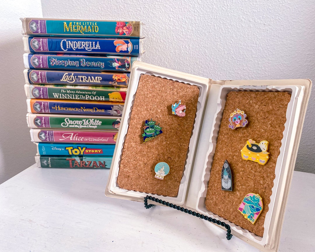 Upcycled Disney VHS Pin Cases - Etsy