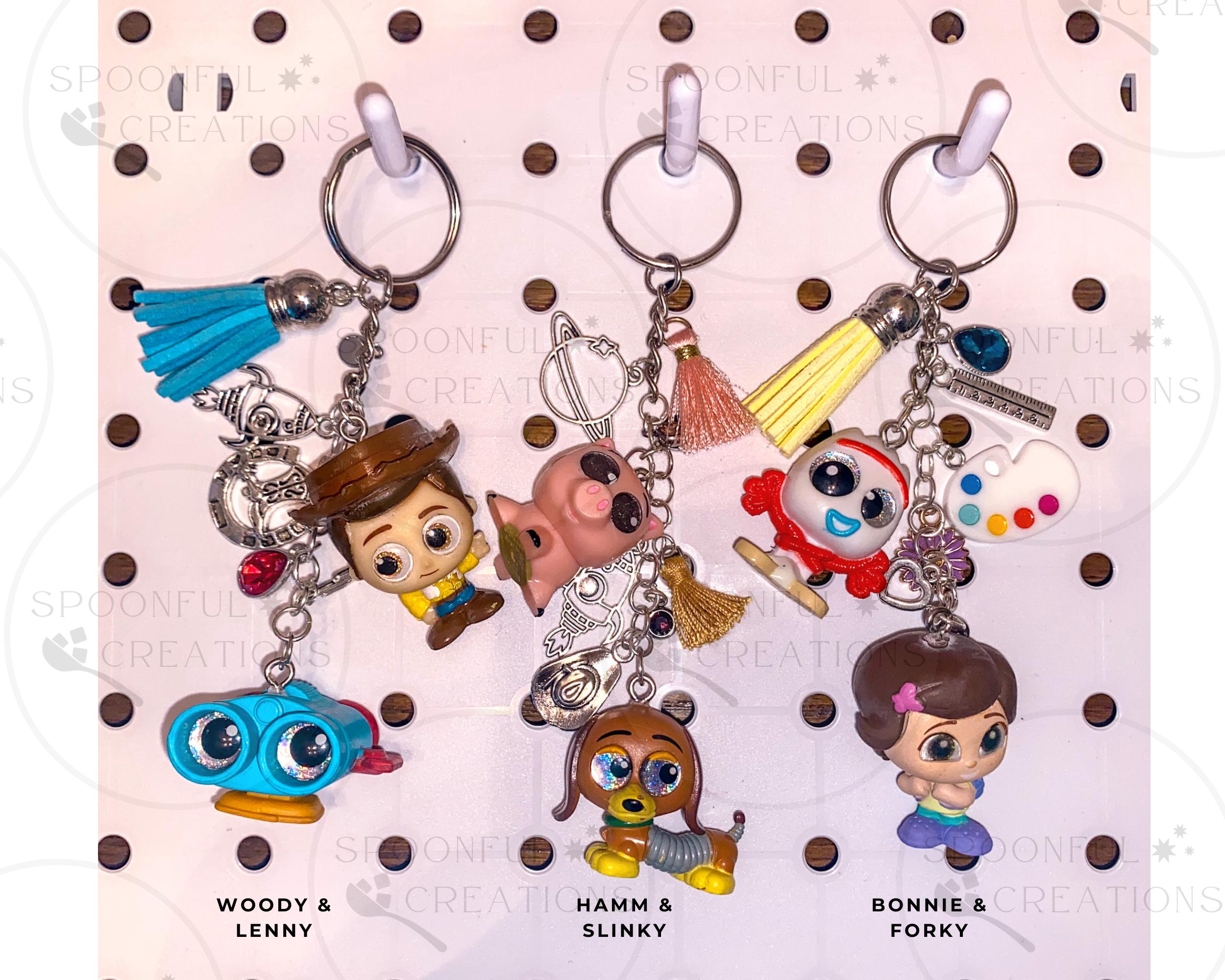 A-doorable Pixarverse Charm Figurine Keychains - Etsy