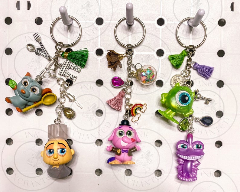 A-doorable Pixarverse Charm Figurine Keychains - Etsy