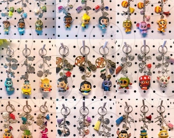 A-doorable Pixarverse Charm Figurine Keychains - Etsy