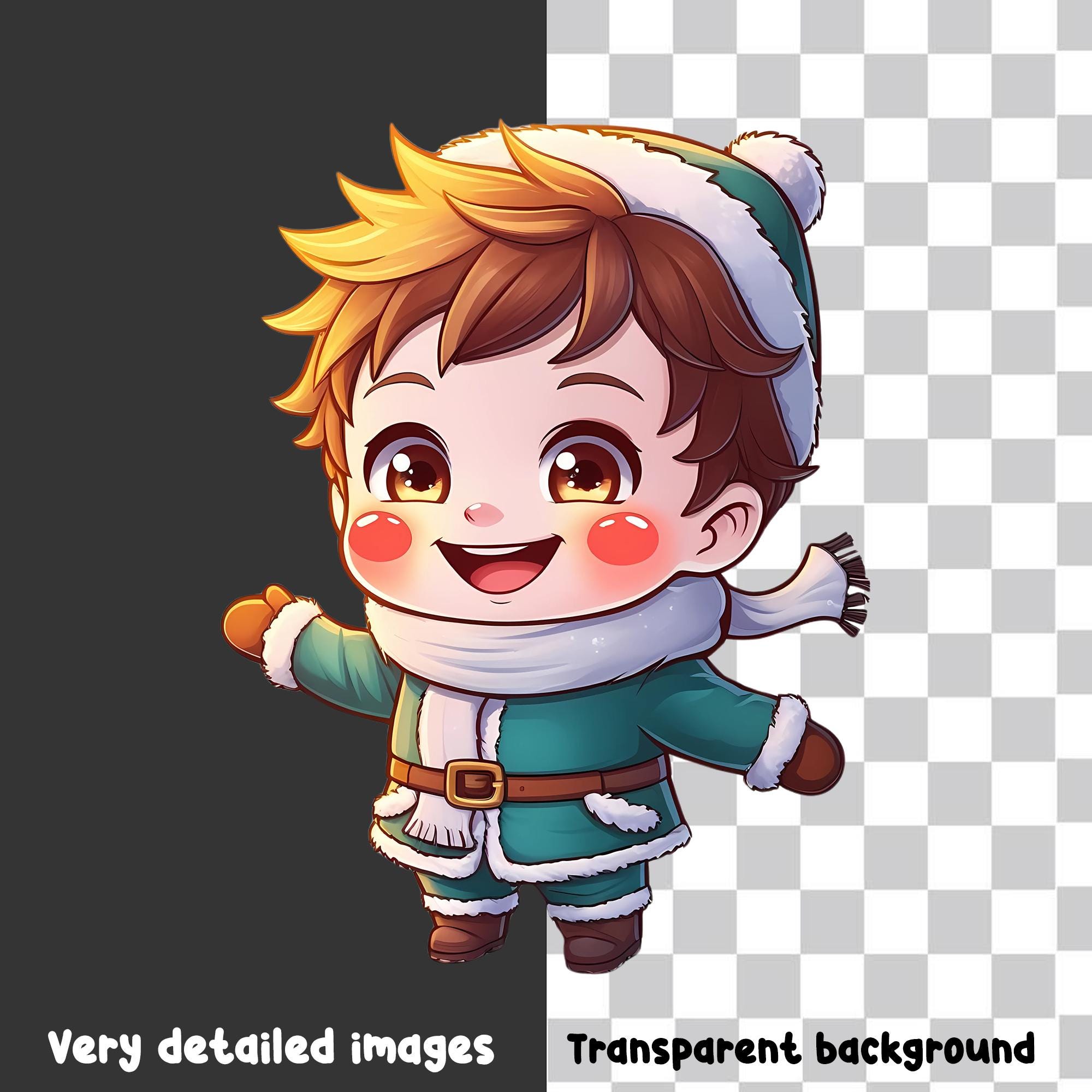 Winter Kids Clipart Bundle | Cute Girls and Boys Characters | 30 PNG ...