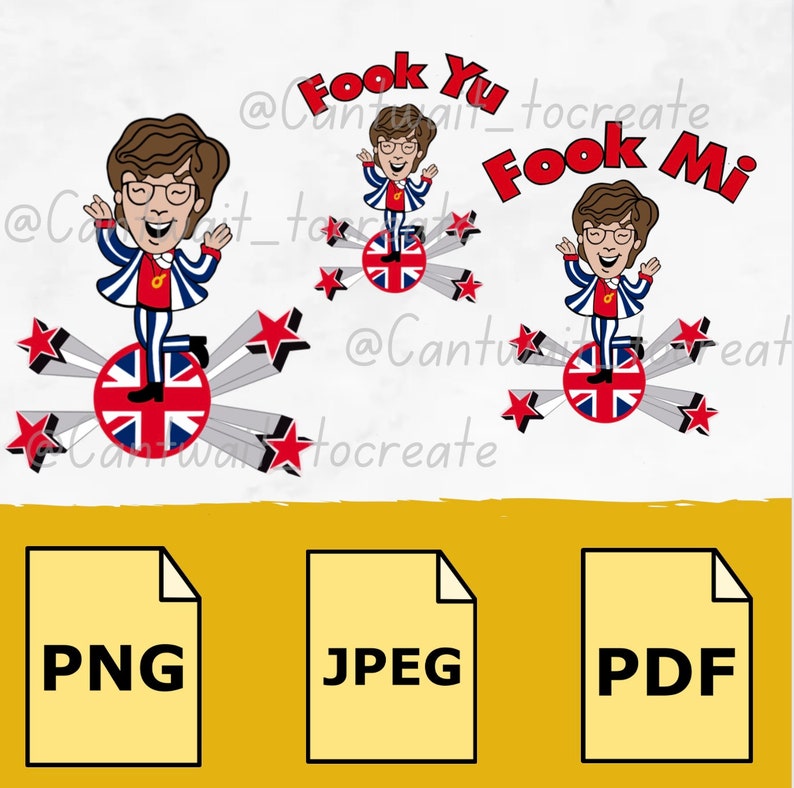Fook Mi Fook Yu PNG PDF Jpeg - Etsy