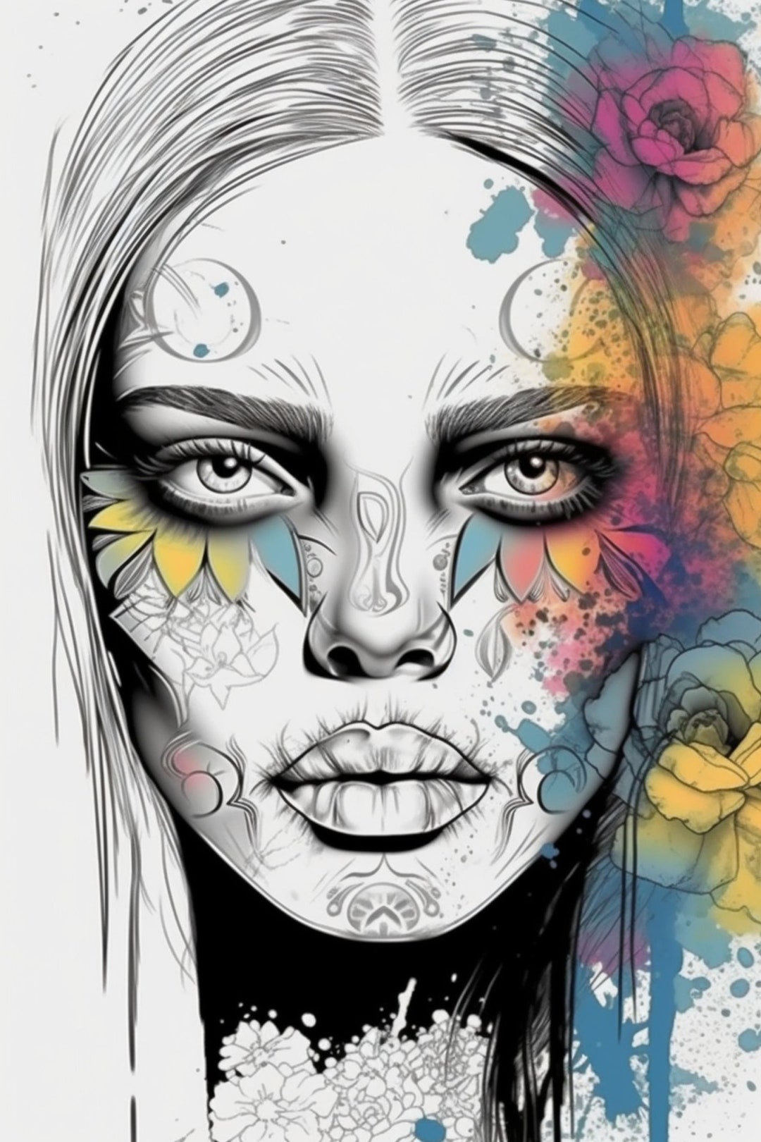 Woman Portrait's Design of Dany - Etsy