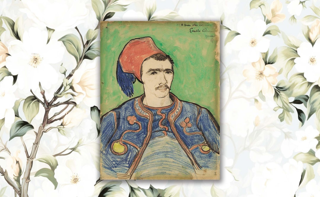 Vincent Van Gogh the Zouave 1888 High Definition - Etsy
