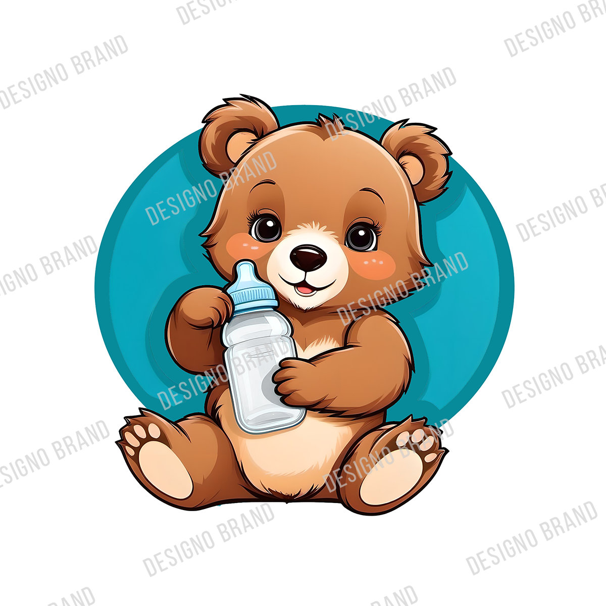 Baby Bear PNG, Baby Shower Clipart, Baby Boy PNG, Animal Graphics, Baby ...