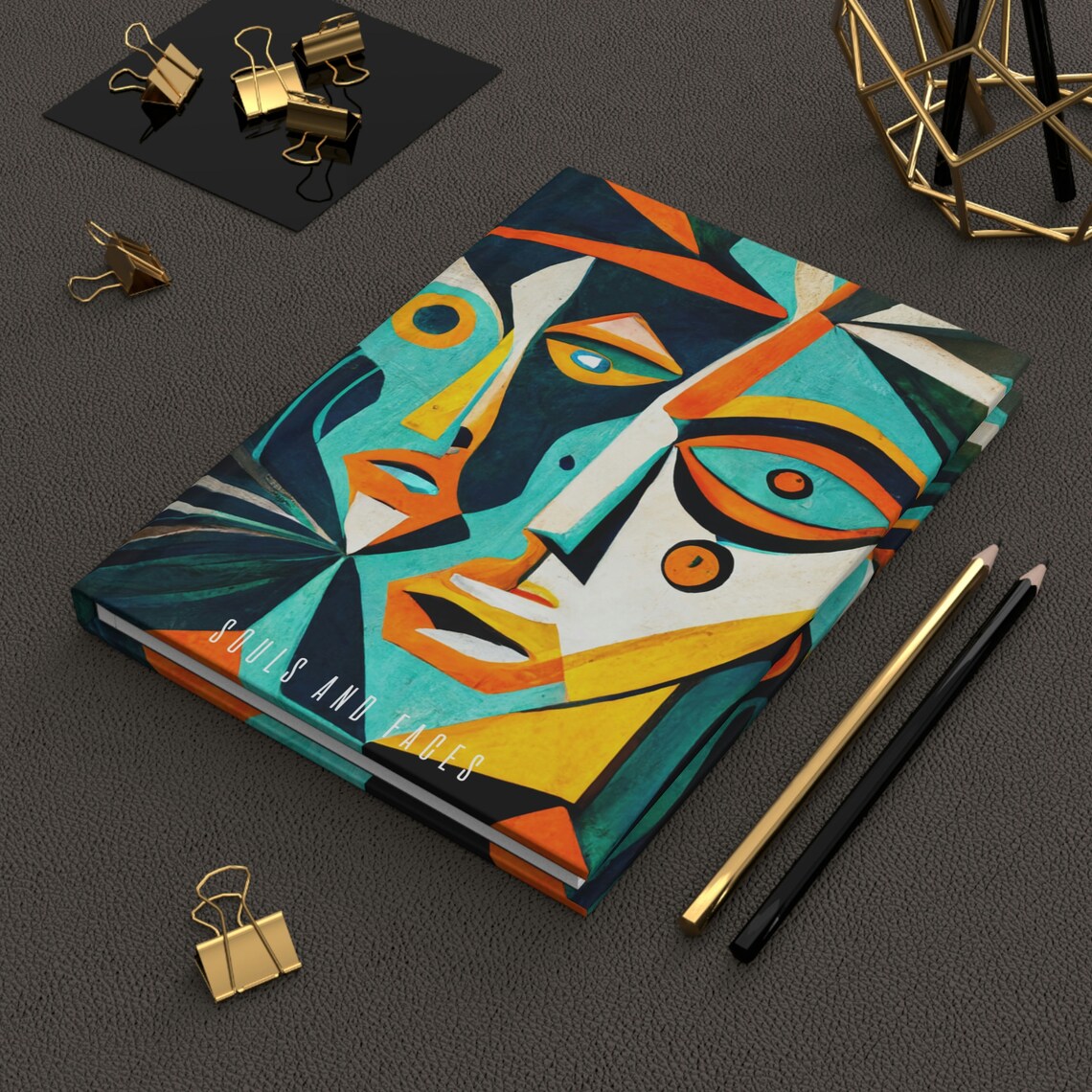 Hardcover Journal,notebook, Modern Design, Diary, Cubism, Art Book, Art ...