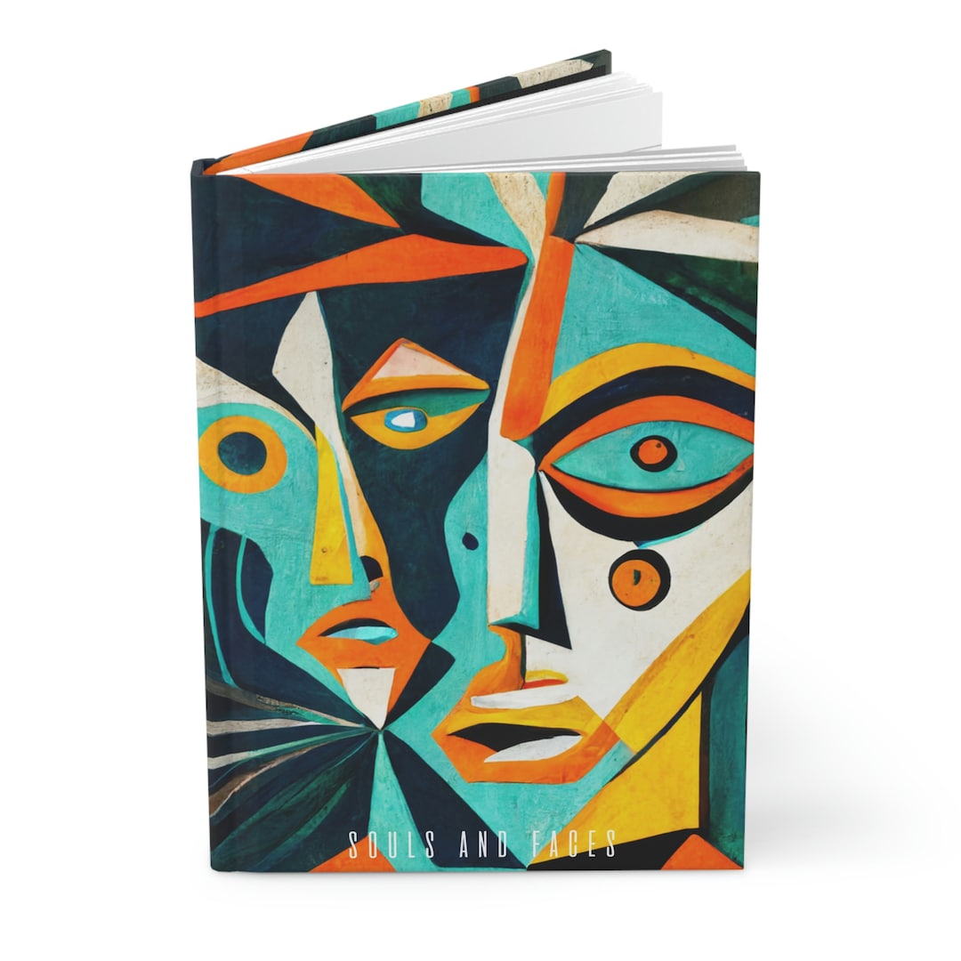 Hardcover Journal,notebook, Modern Design, Diary, Cubism, Art Book, Art ...