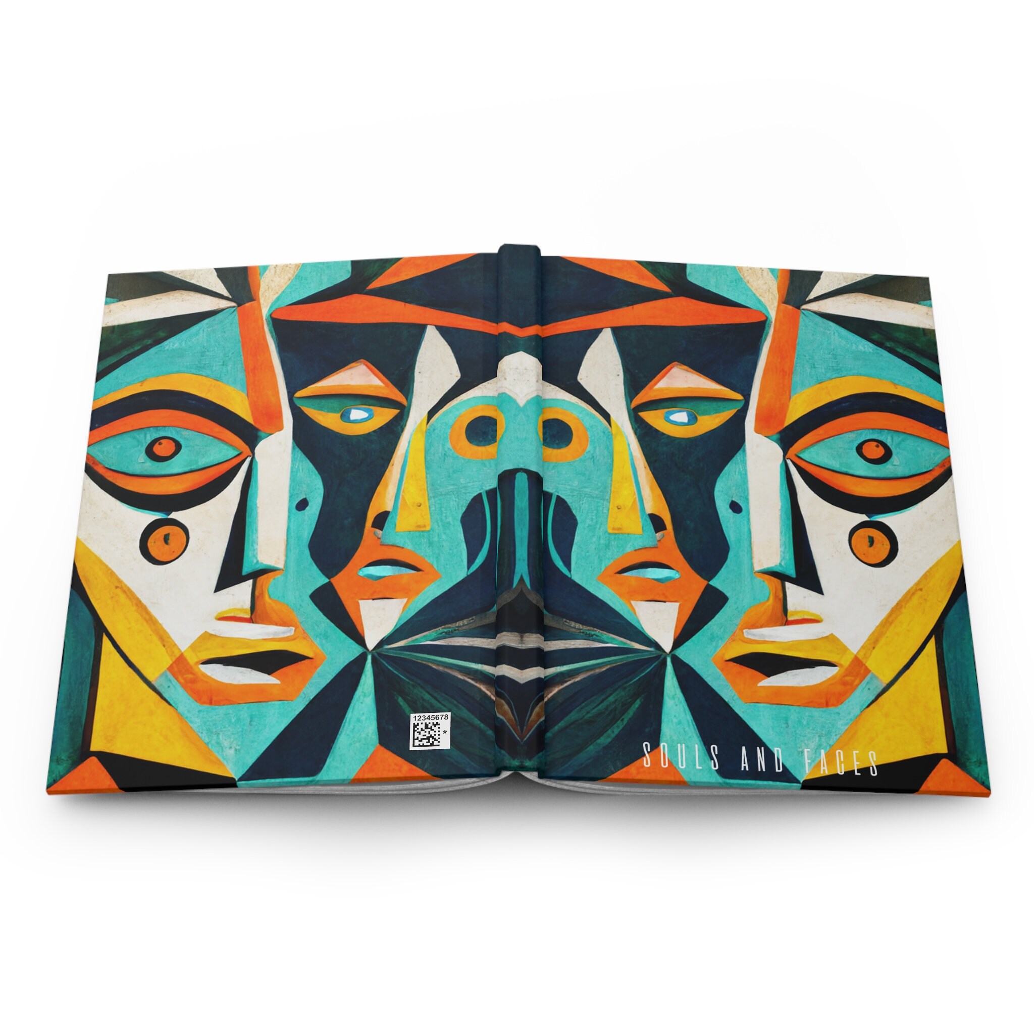 Hardcover Journal,notebook, Modern Design, Diary, Cubism, Art Book, Art ...