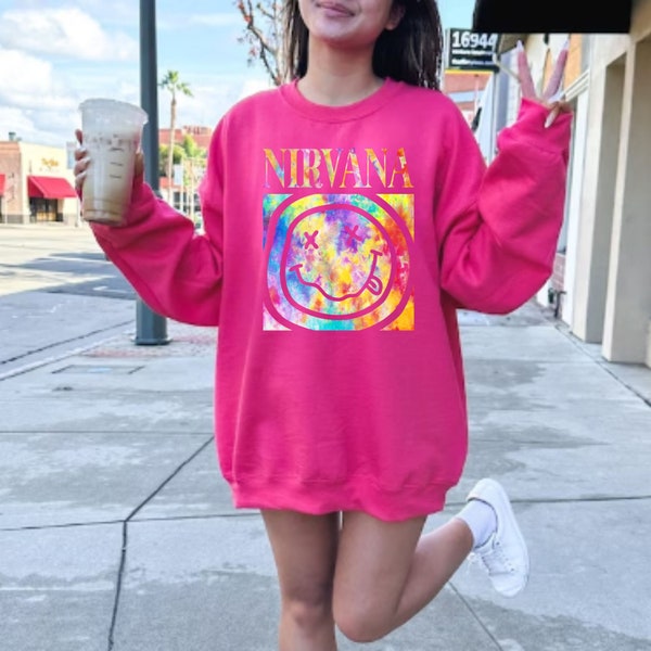 Nirvana Sweatshirt - Etsy