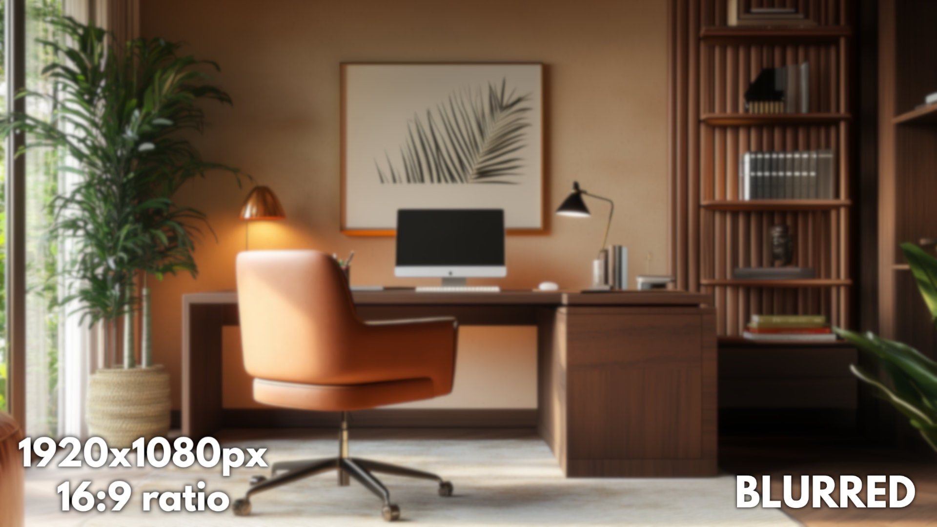 Modern Home Office Background | Realistic Zoom Background ...