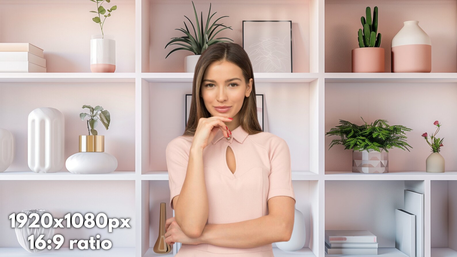 Pink Boho Shelves Virtual Background (digital Download) - Etsy