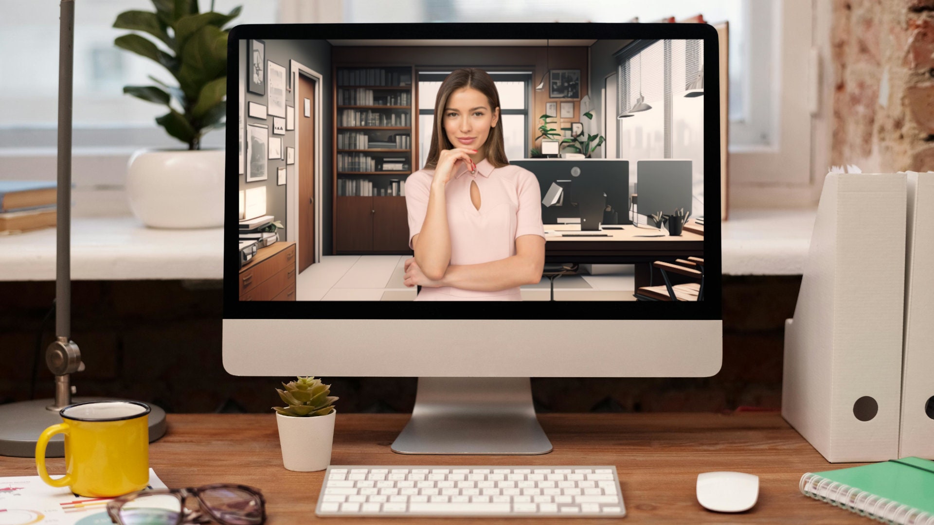 Professional Office Virtual Background for Zoom (digital Download) - Etsy