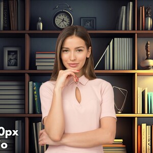 Modern Shelves Background | Home Wall Shelving Background | Professional Virtual Background for ...